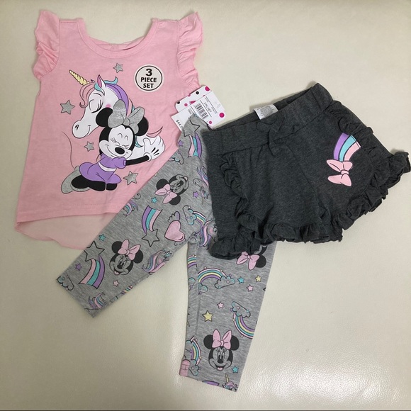 Disney | Matching Sets | Disney Minnie Mouse Cute Shorts Set | Poshmark